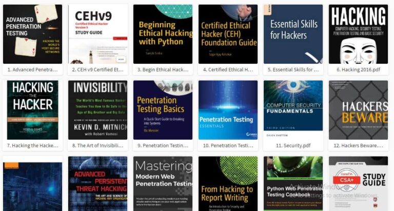 15+ Best Ethical Hacking Books to be A Professional Hacker