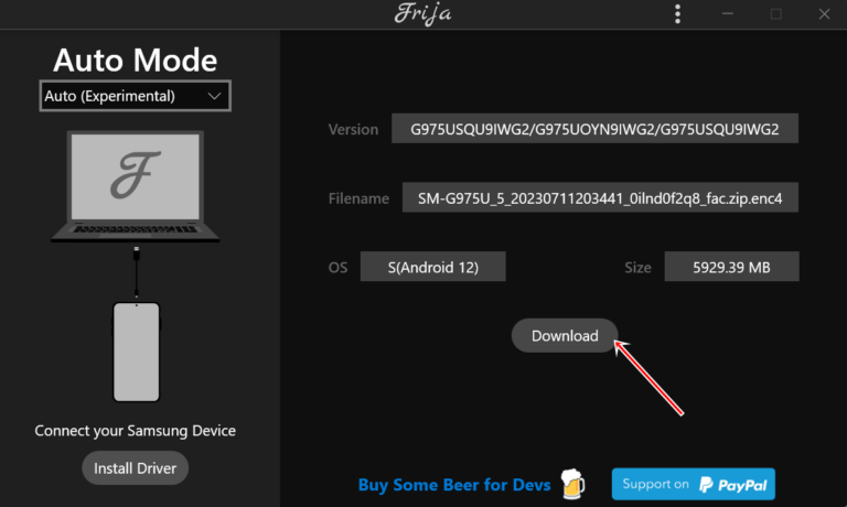 Download Frija Tool V2.0.23 - Samsung Firmware Downloader [2023]